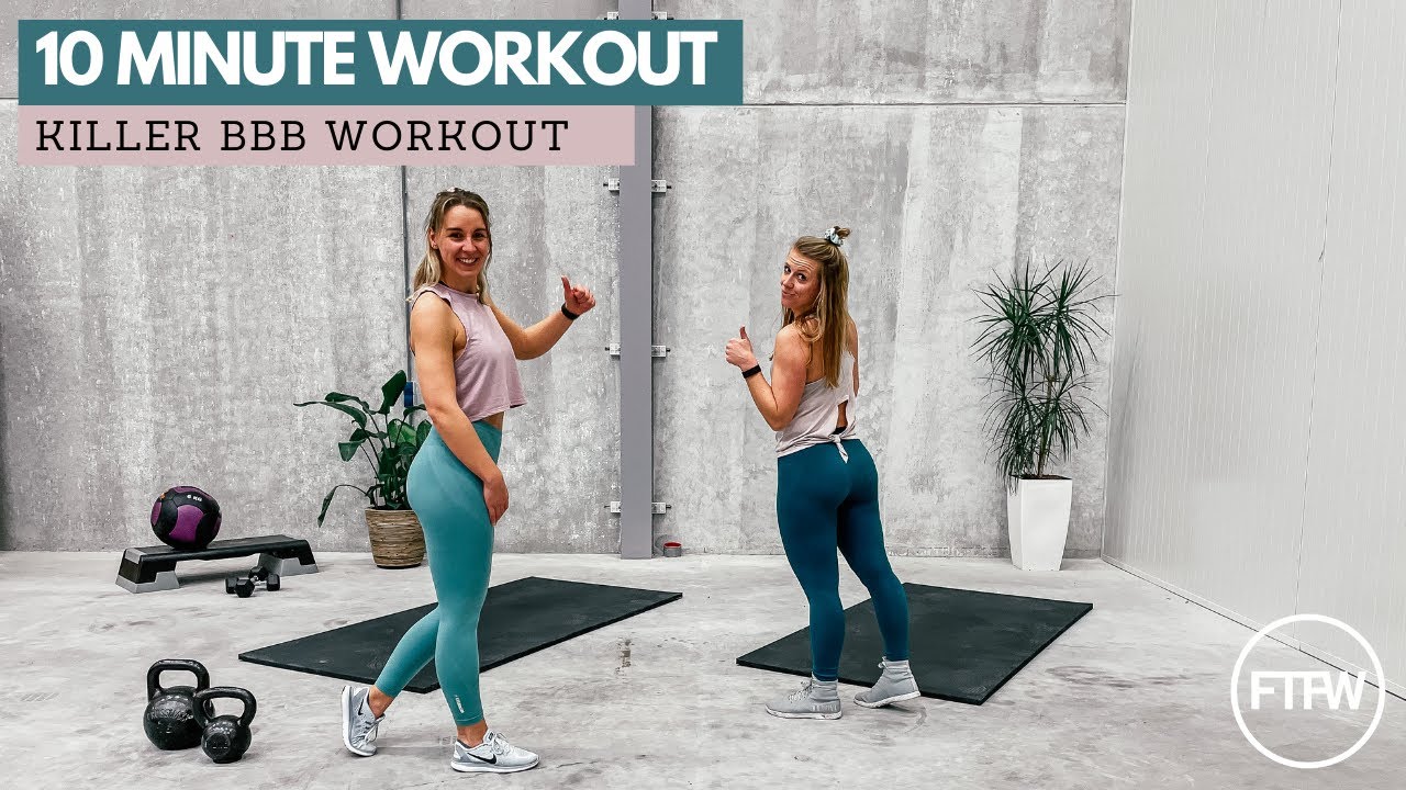 BBB WORKOUT | 10 MINUTES | NO EQUIPMENT | BENEN-BILLEN-BUIK - YouTube