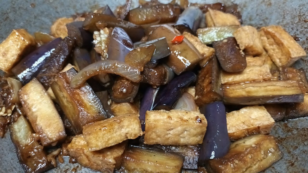 Budget Friendly Ulam Idea, Adobong Talong with Tokwa - YouTube