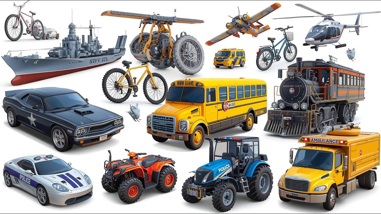 Drive the Alphabet Highway | ABC Journey with Vehicles - YouTube