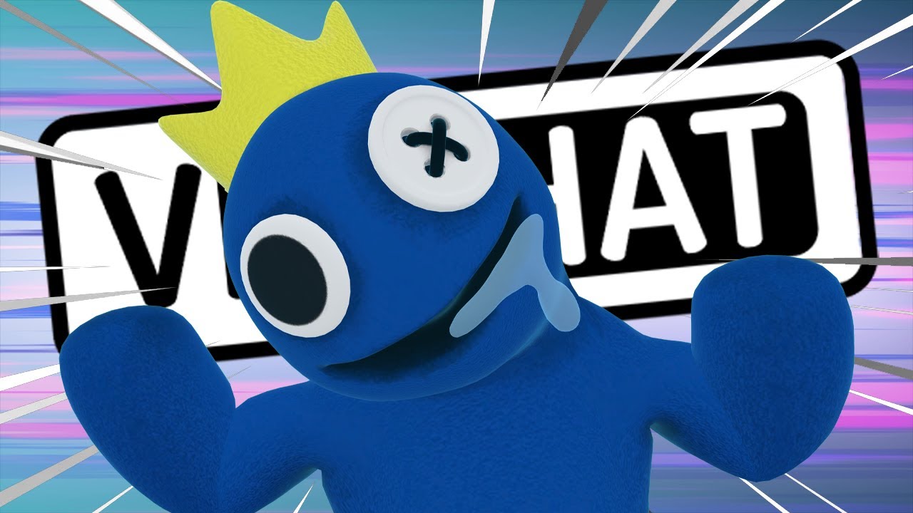 Blue Scares VRchat Users! - Funny Moments - YouTube