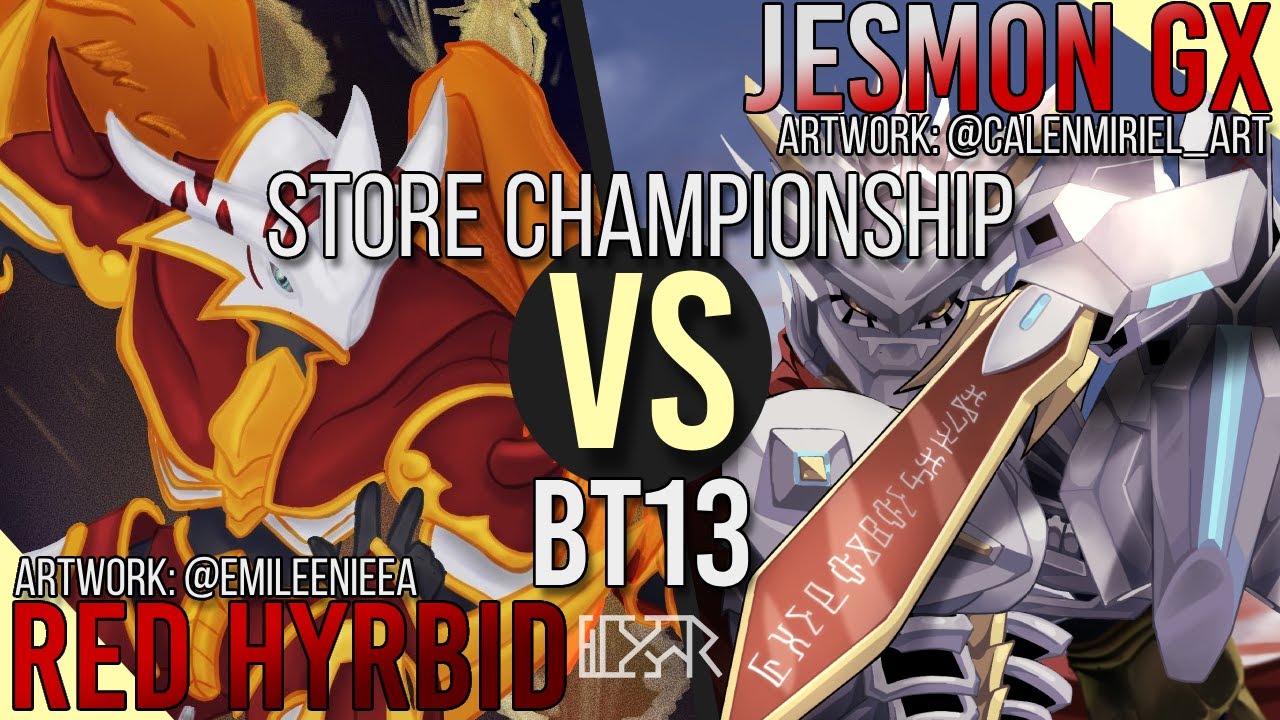 Red Hybrid vs Jesmon GX Turbo [Digimon TCG BT13 Fanboy3 Store Champs ...