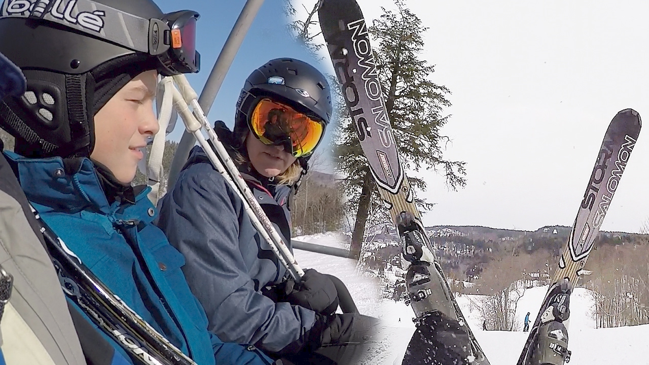 Both Skis GONE! Double Ski Wipeout - vlog e160 - YouTube