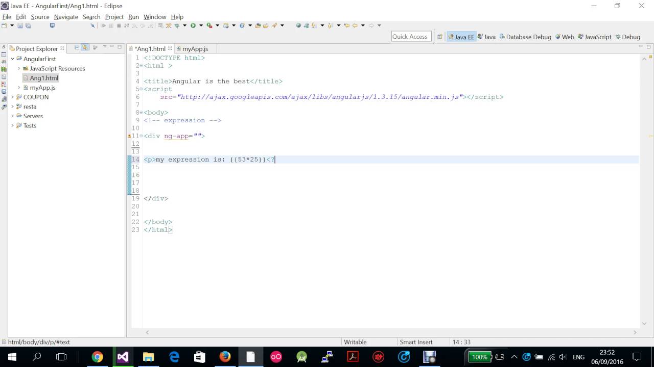 Expression Angularjs Youtube