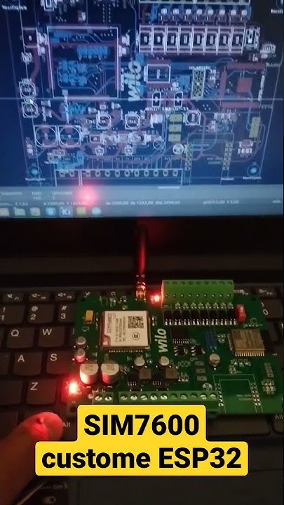 SIM7600 Custome ESP32, 8 Input, ethernet, RS485 - YouTube