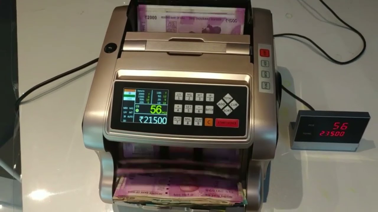 Mix Note Counting Machine - YouTube