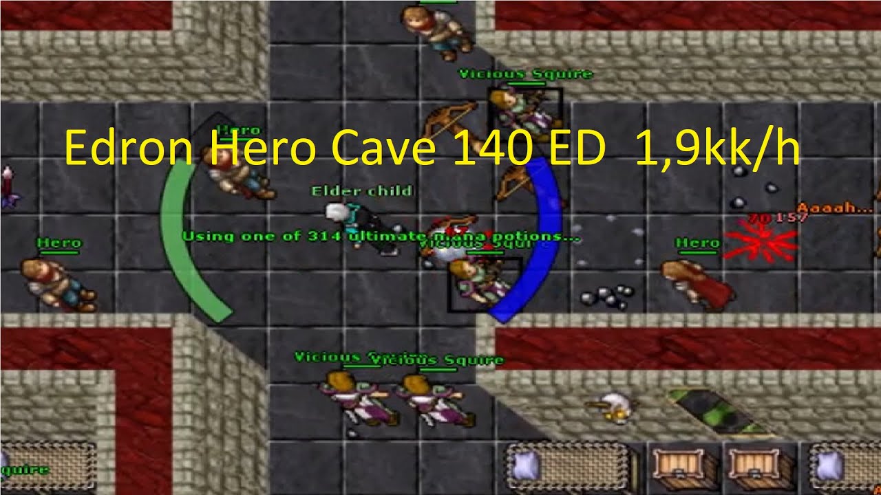 Edron - Hero Cave - 100+ MS/ED GOOD EXP. - YouTube