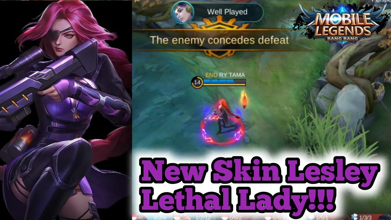 Review Skin Star Light Lesley - Lethal Lady | Mobile Legends - Bang Bang - YouTube