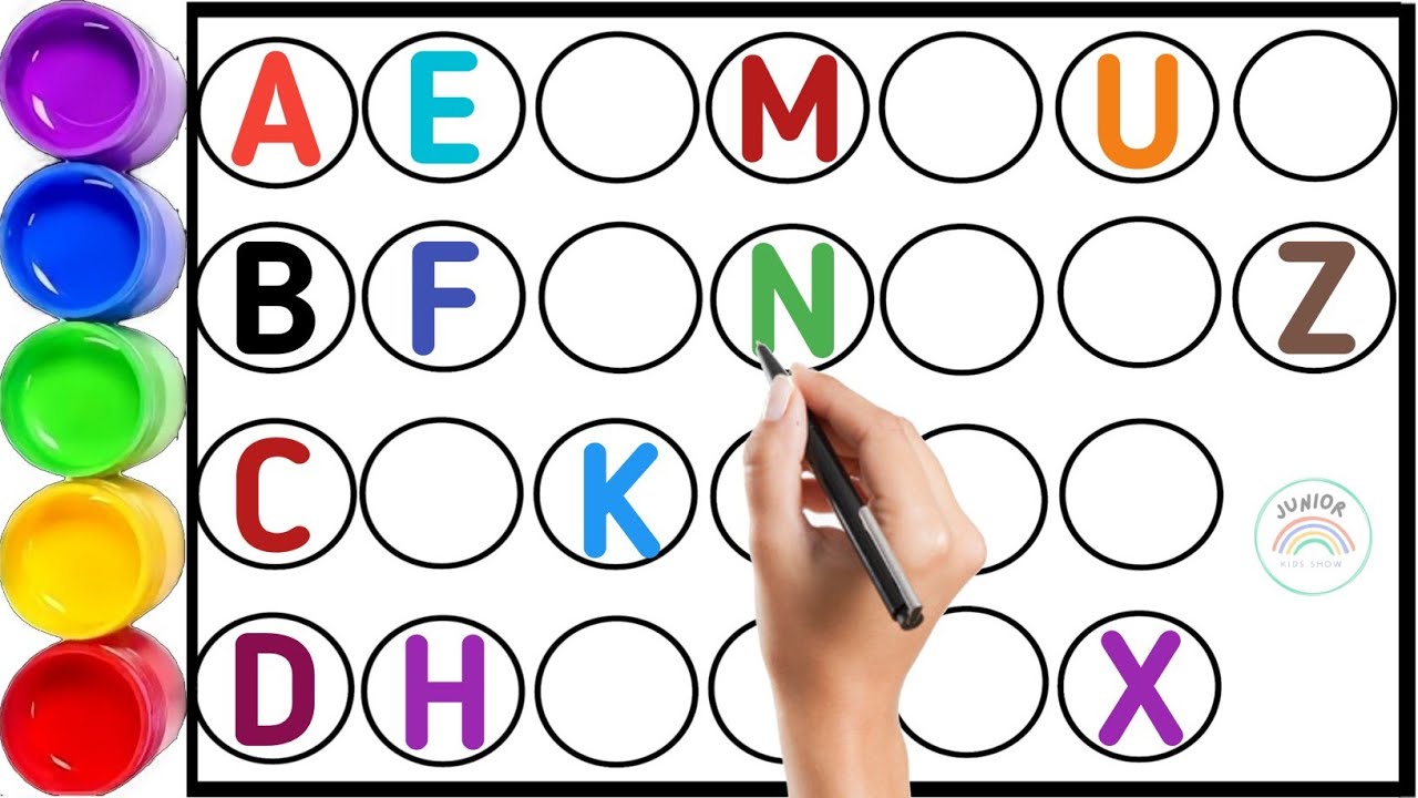 ABCD in English | Alphabet song | Read and Write The Alphabet | Learn ...