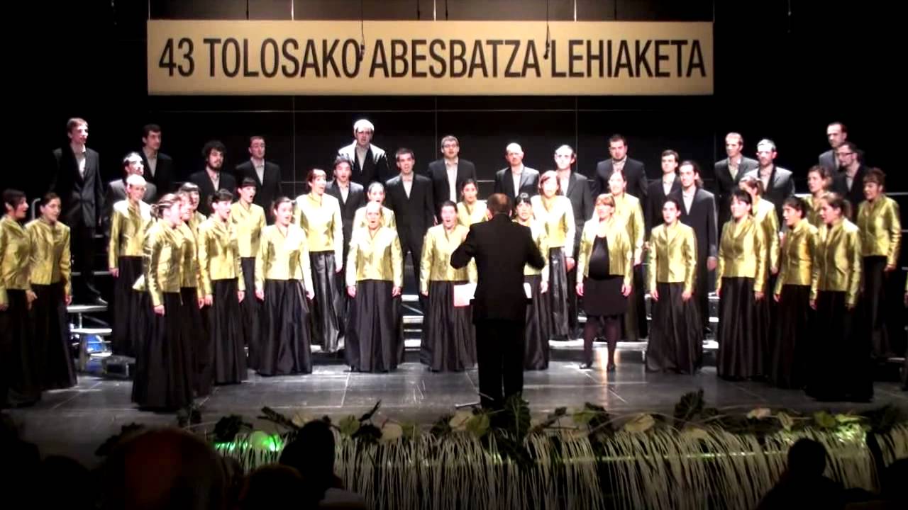 Selga Mence: Kalejs kala debesis - Landarbaso Abesbatza, Spain - YouTube