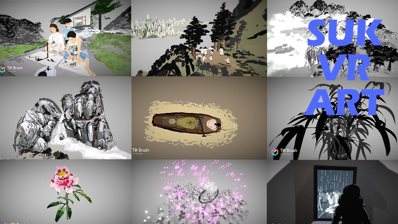 VR ART Work Collection 1 - YouTube