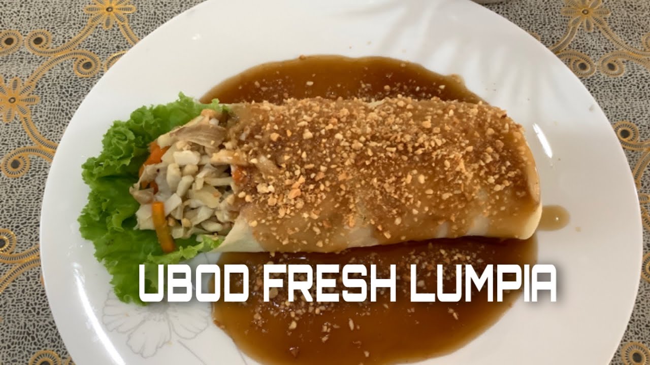 HOW TO MAKE UBOD FRESH LUMPIA/SAUCE AND WRAPPER. - YouTube