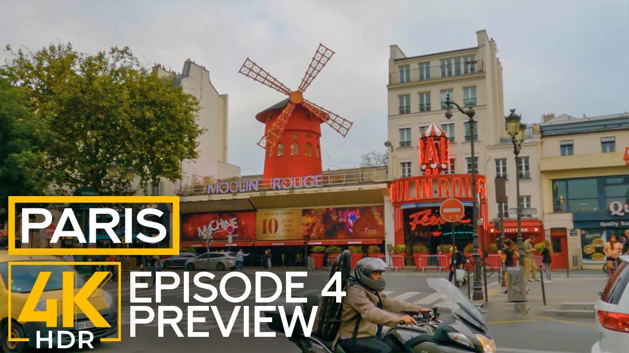 Exploring European Cities - Part 3 | City Walking Tour in PARIS 4K HDR ...