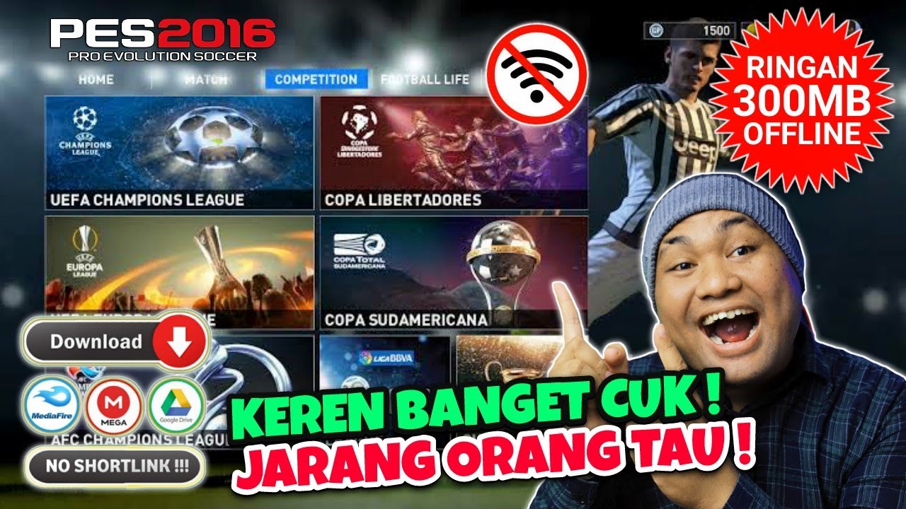 BARU ! PES 2016 Mobile Offline Grafik HD 300MB Full Lisensi | FTS Mod ...