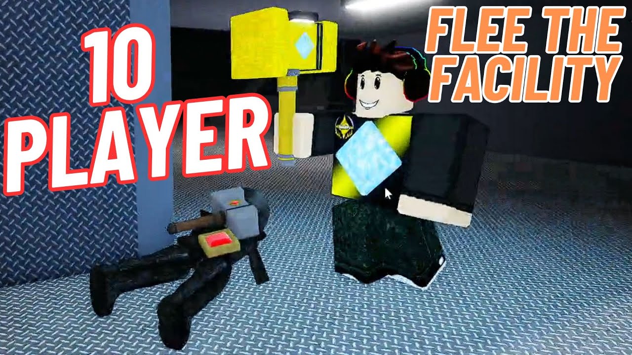PLAYING 10 Player Flee the Facility!! - YouTube