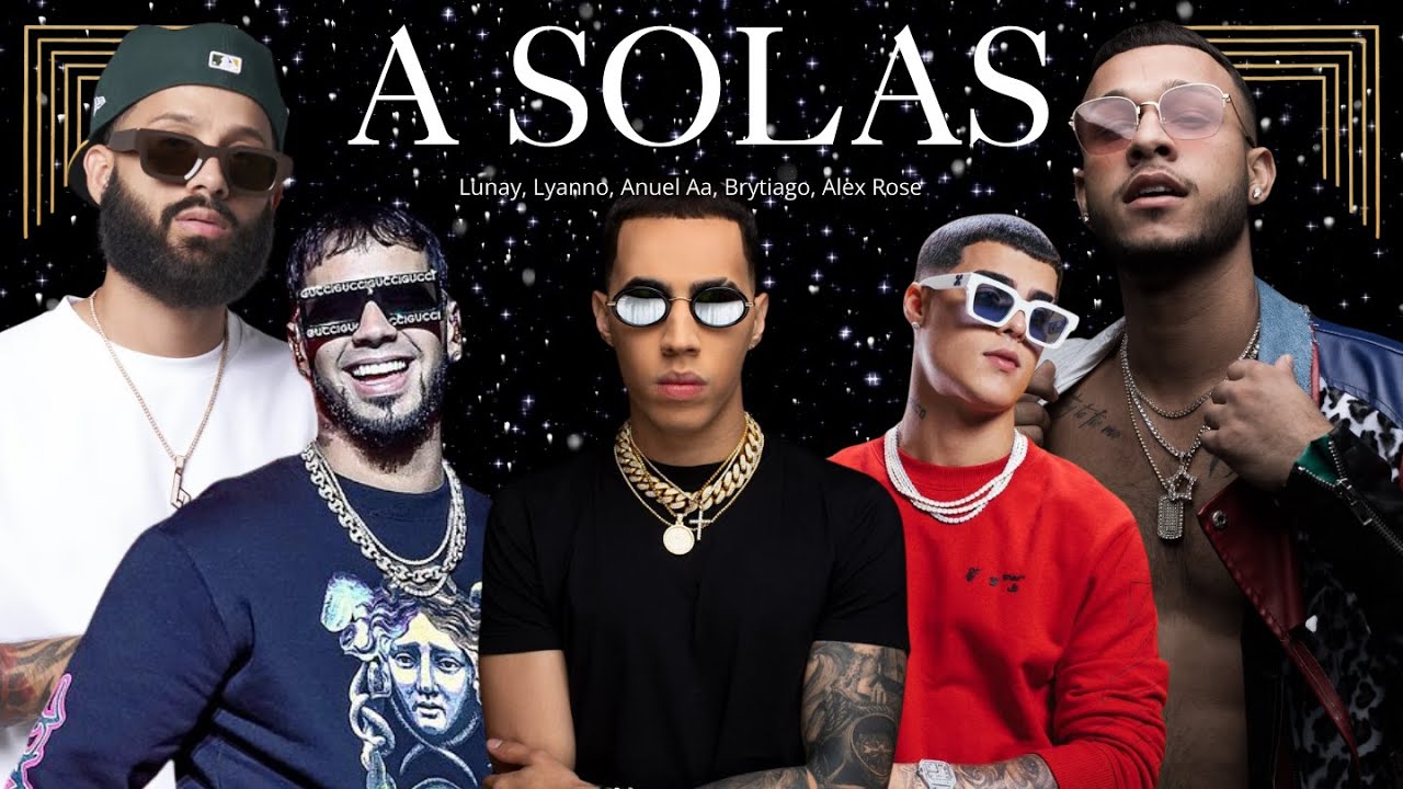 A Solas (Letras) ~ Mix Canciones Reggaeton 2024 - YouTube