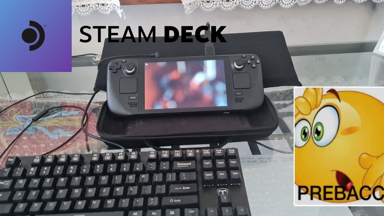 Steam Deck Gaming Setup tour - YouTube