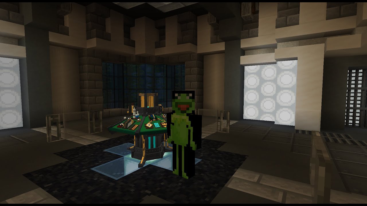 Minecraft Custom Tardis Interior (Aquarius) - New Tardis Mod - YouTube