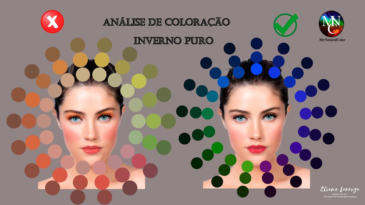 Análise de Coloração Inverno Puro | Eliane Larroza - Analista de cor e ...