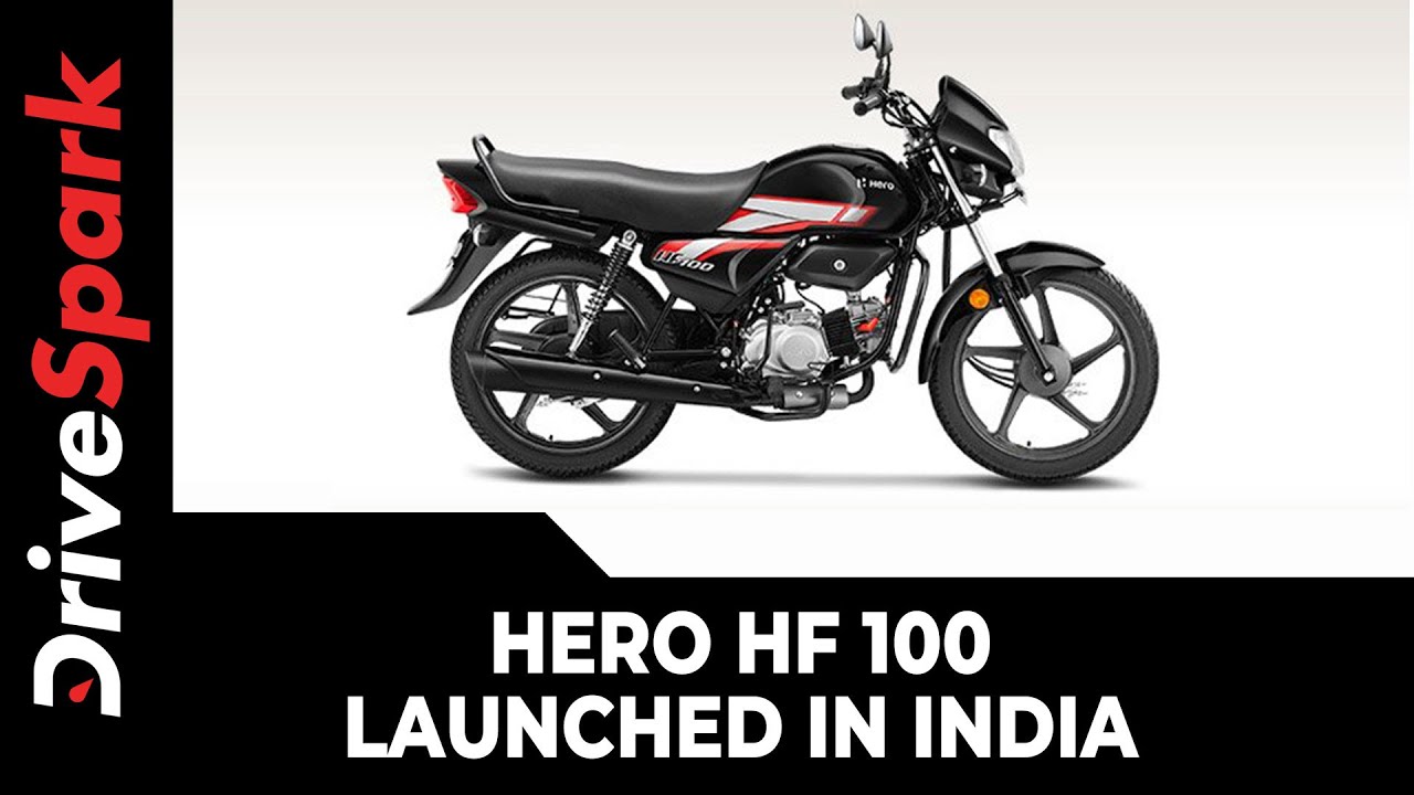 Hero HF 100 Launched In India | The Most Affordable Bike From The Brand ...
