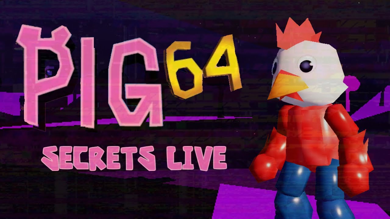 PIG 64 SECRETS FOUND [STEP 4] 🔴LIVE🔴 - YouTube