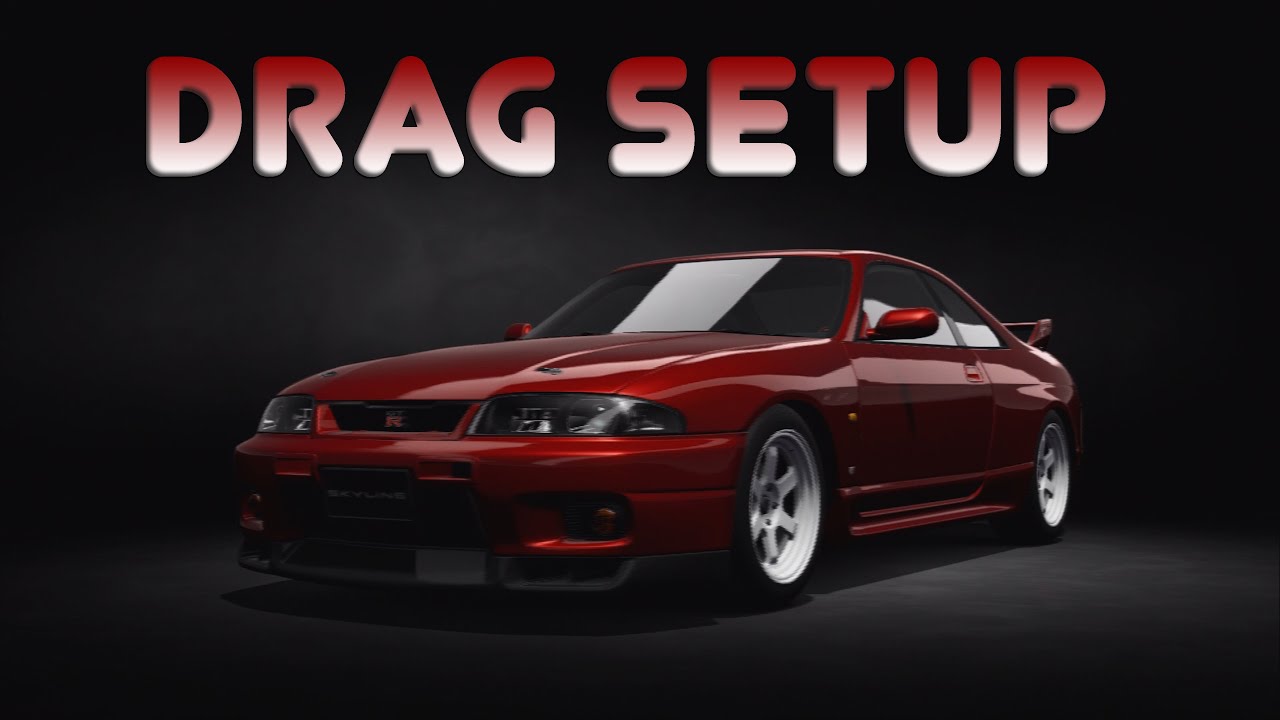 Gran Turismo 6 | Drag Setup | Nissan Skyline GT-R V-spec R33 '97 - YouTube