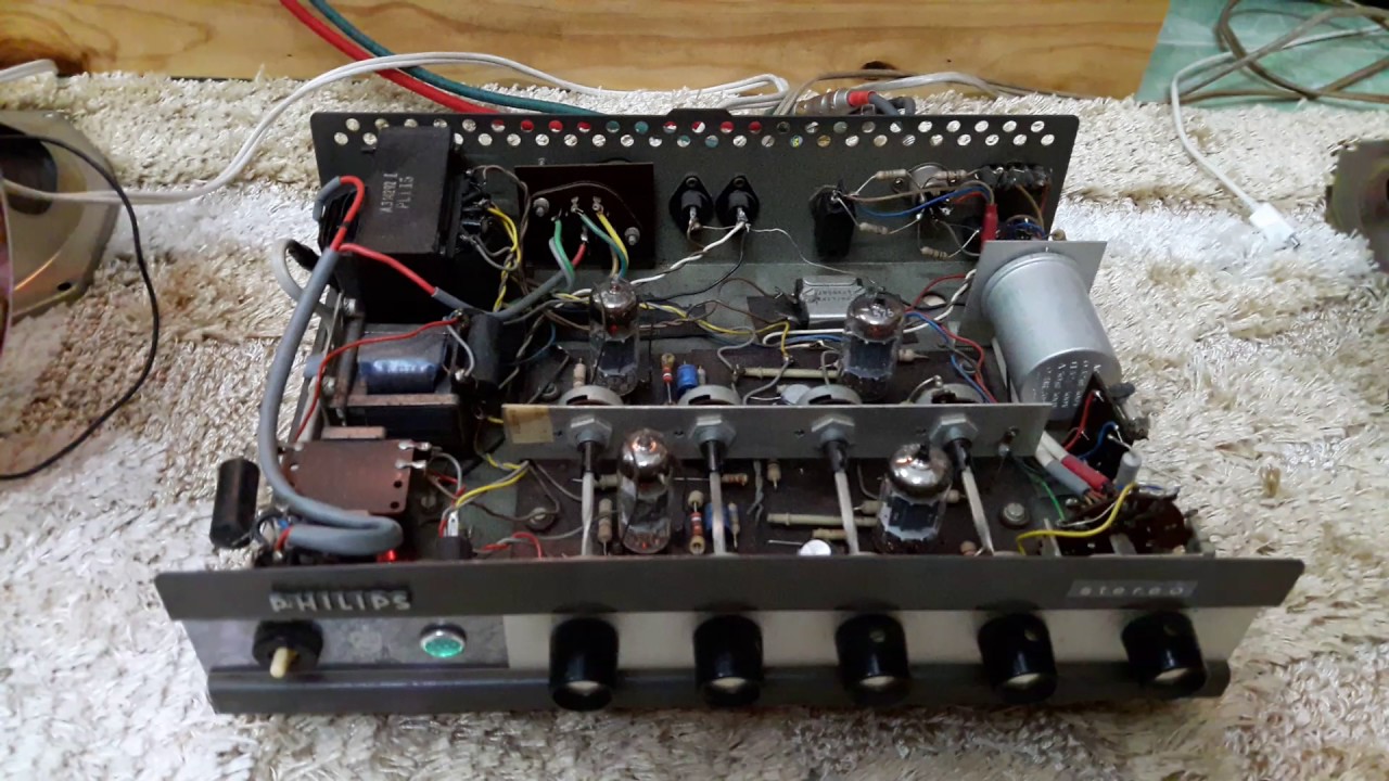 Test Philips AD 5200M Speaker and Philips AG 9016 tube ampli. - YouTube