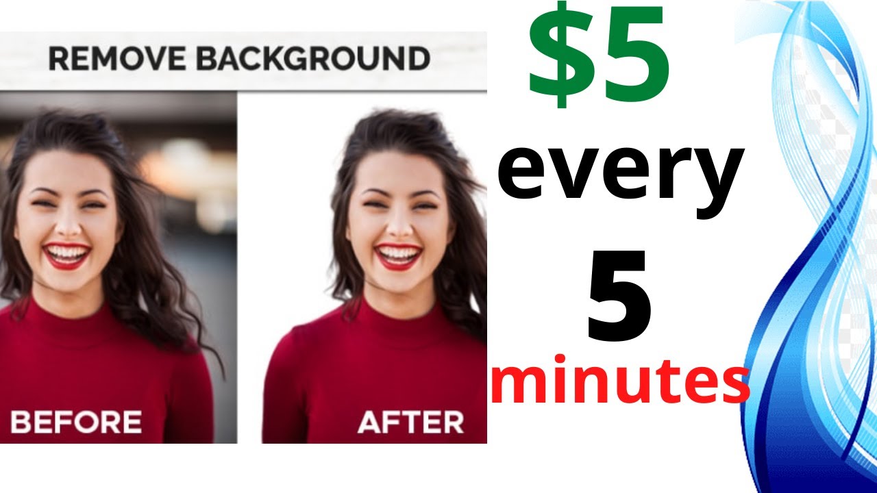 Get paid $5 every 5 minutes to remove image background for free (make ...