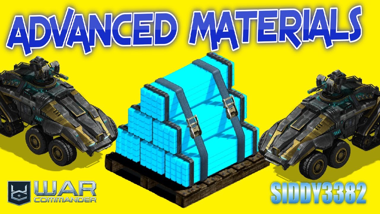 War Commander - Advanced Materials Base - Updated Video. - YouTube