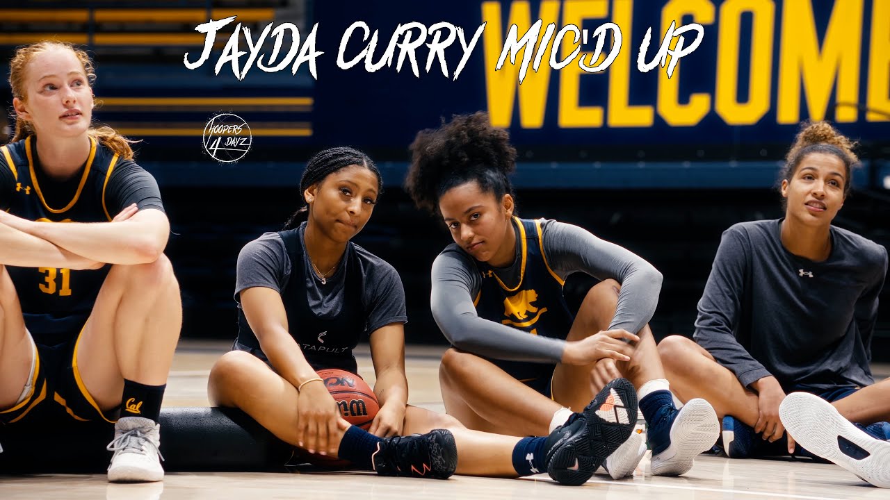 Jayda Curry MIC'D UP practice at CAL BERKELEY - YouTube