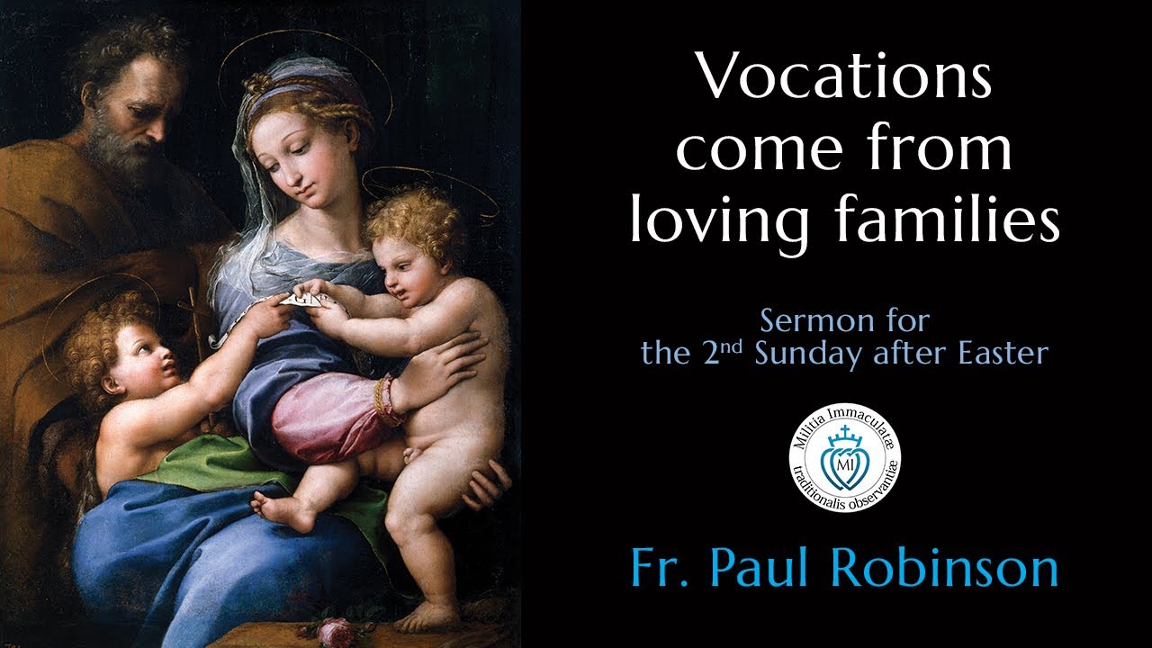 Vocations come from loving families - YouTube