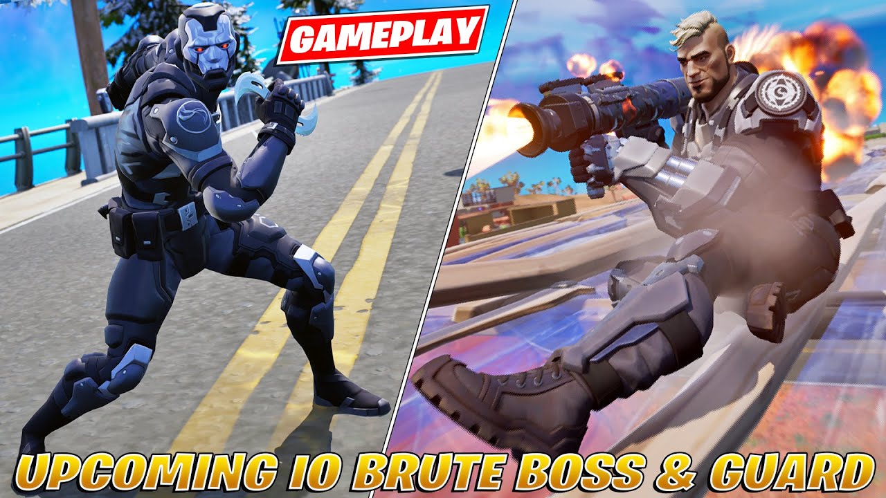 Upcoming Covert Cavern IO Guard & IO Brute Boss Skin Gameplay! Fortnite ...
