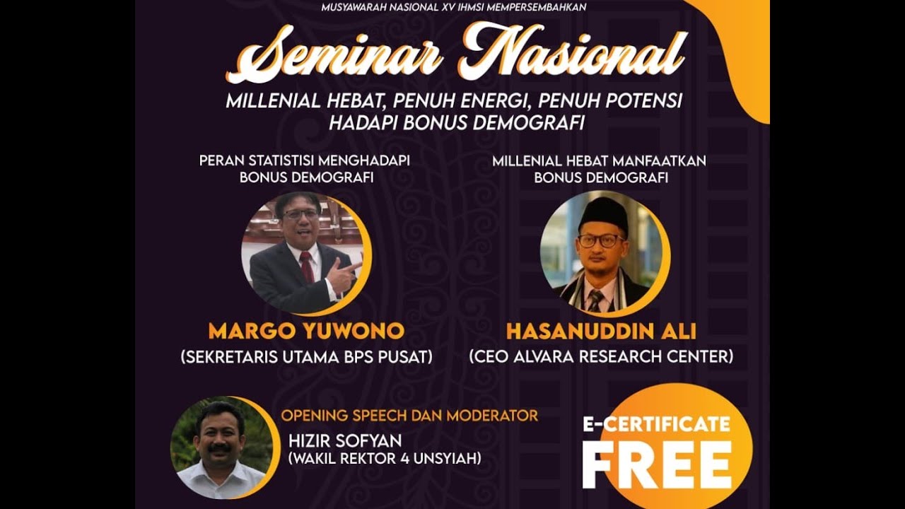 Seminar Nasional MUNAS IHMSI XV - YouTube
