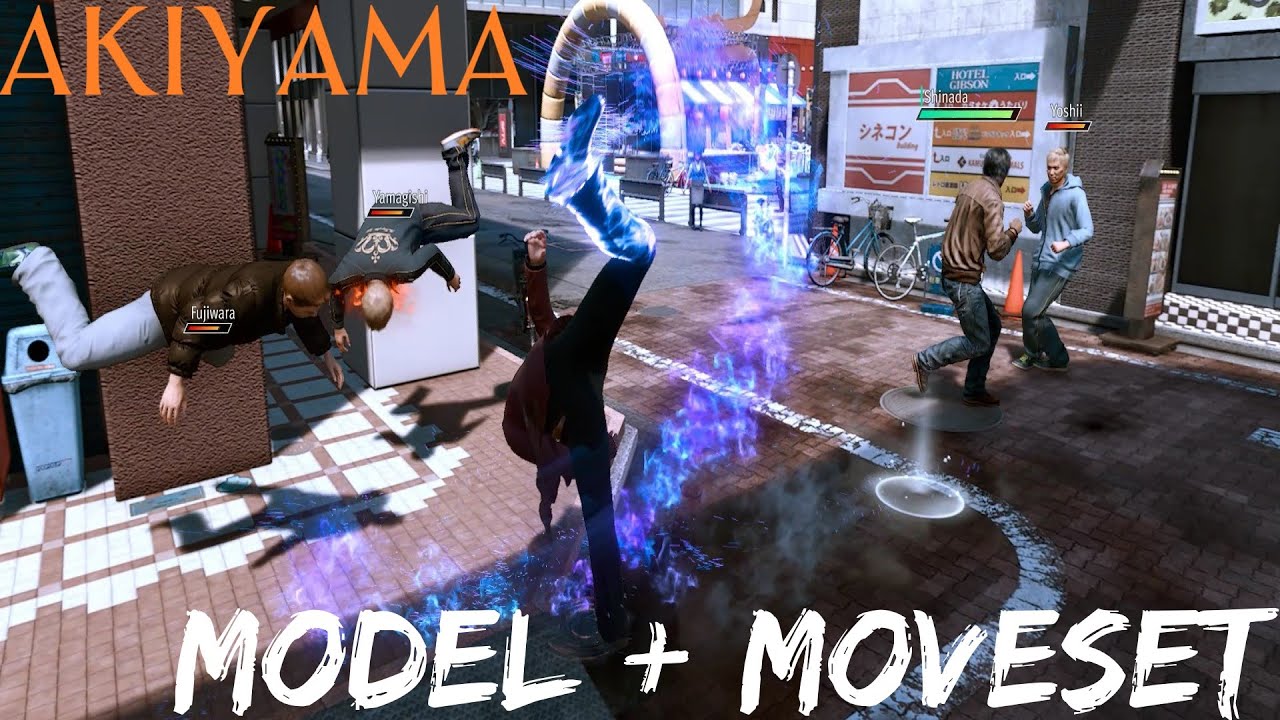 Lost Judgment Mods Showcase: Akiyama [Model + Moveset] - YouTube