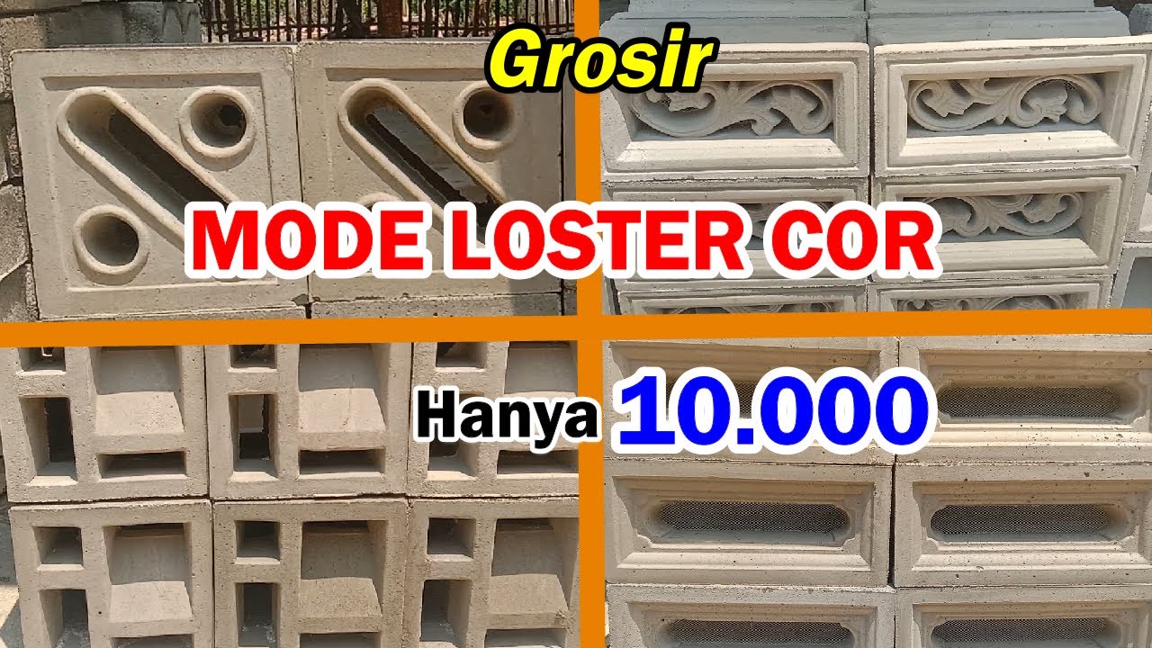 9 Model Loster Cor Terbaru Minimalis, Hanya 10.000 ! Siap Terima Order ...