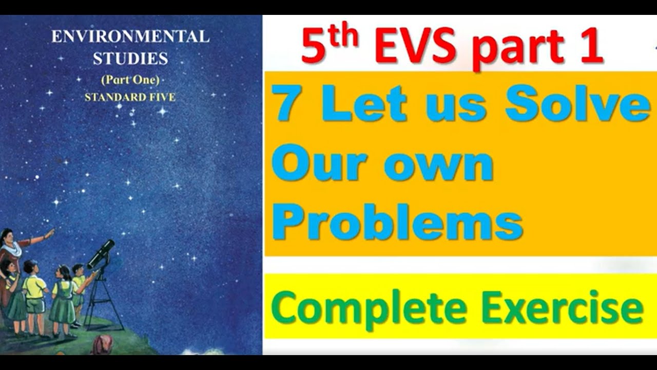 Exercise 7. Let us Solve our own Problems question Answers 5th standard ...