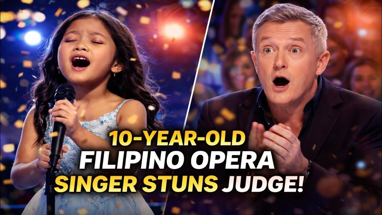 10-Year-Old Filipino Opera Singer STUNS Simon Cowell | Golden Buzzer ...