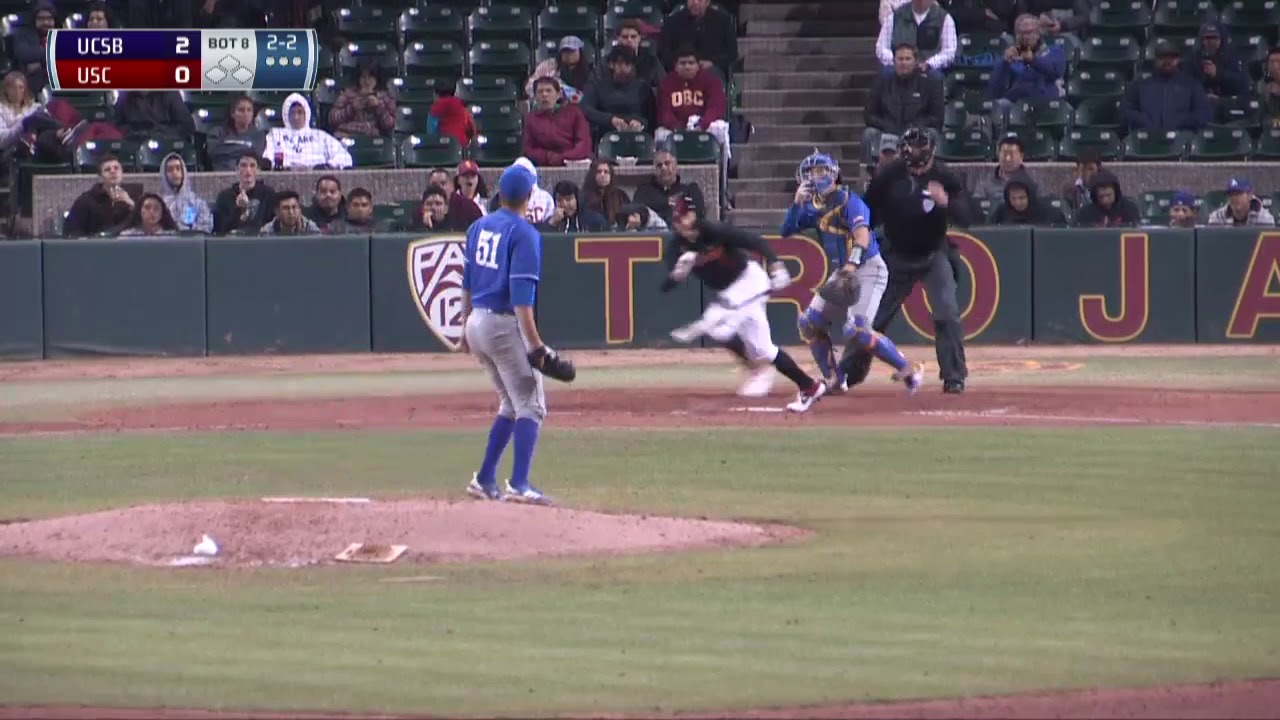 Baseball: USC 1, UCSB 2 - Highlights 02/26/19 - YouTube