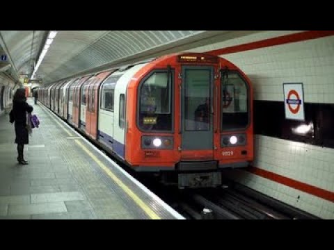 London Underground central line at Bank & Bethnal Green - YouTube