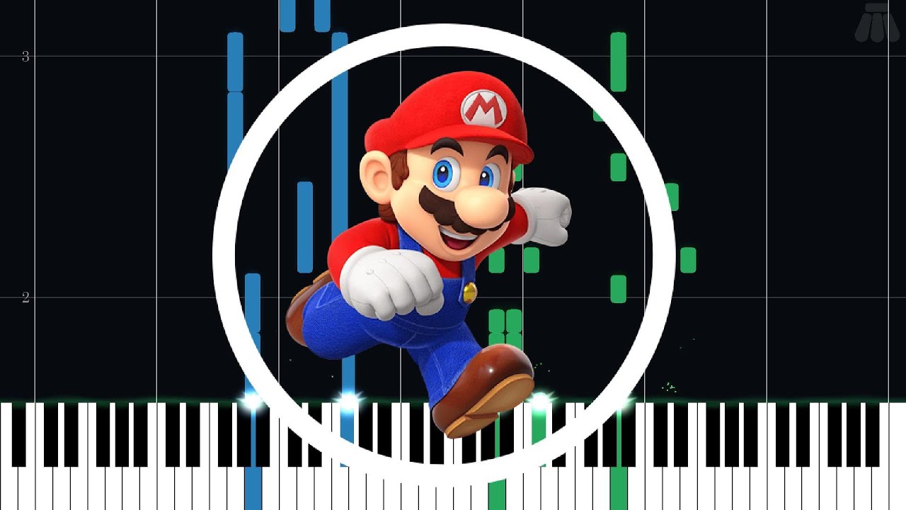 Monkeys (Four Hands) - Mario Paint - Easy Piano Tutorial - YouTube