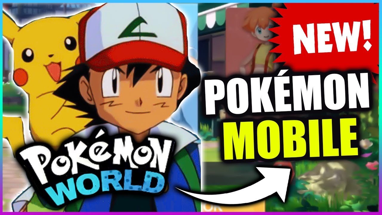 NOVO MMORPG MOBILE SURPREENDENTE de POKÉMON!! - Pokémon World Mobile ...