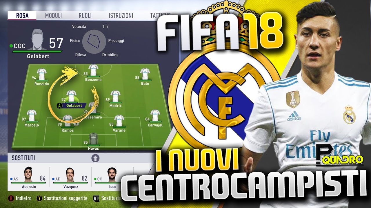 I Nuovi Centrocampisti Aggiunti In Fifa 18 - YouTube