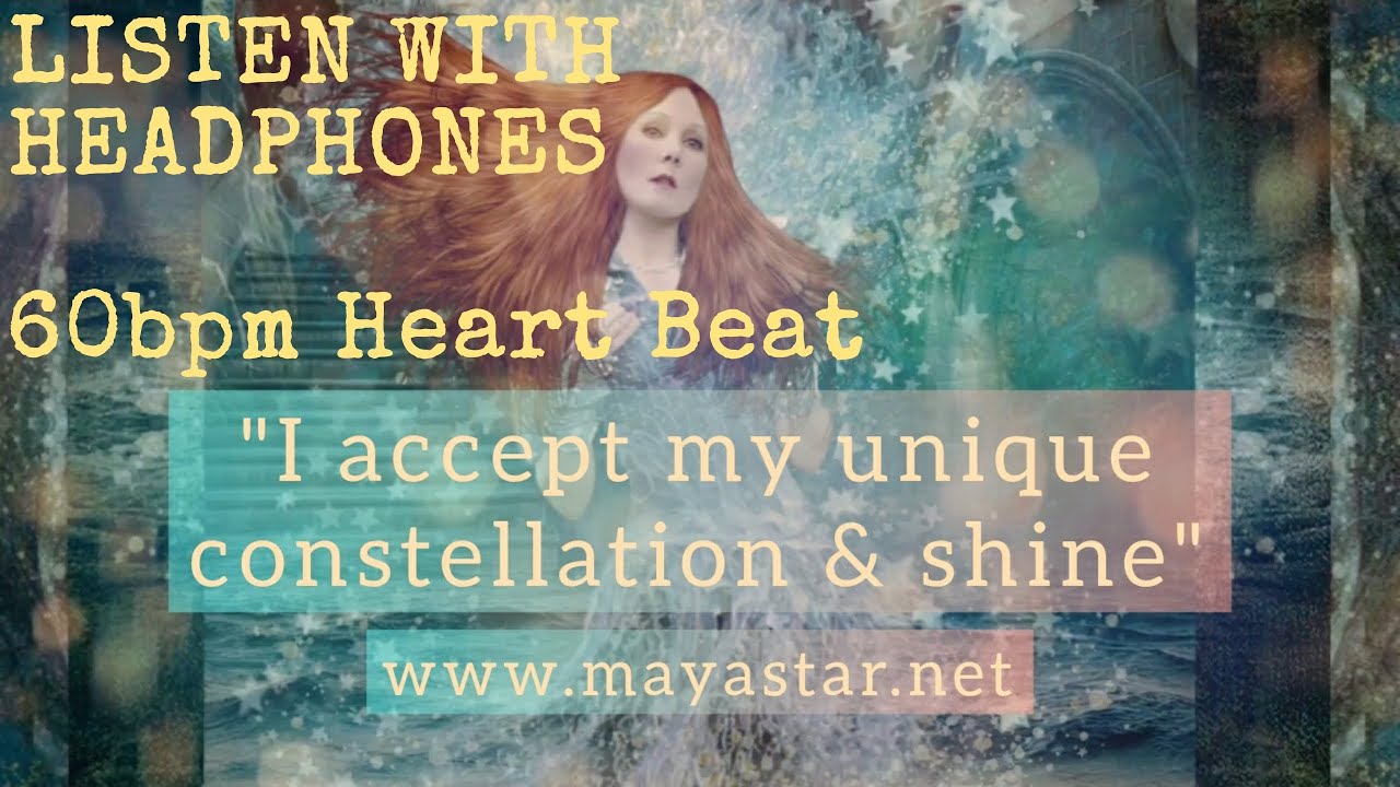 60bpm Heartbeat Meditation Music | LoA Mantra Waves Affirmations ...