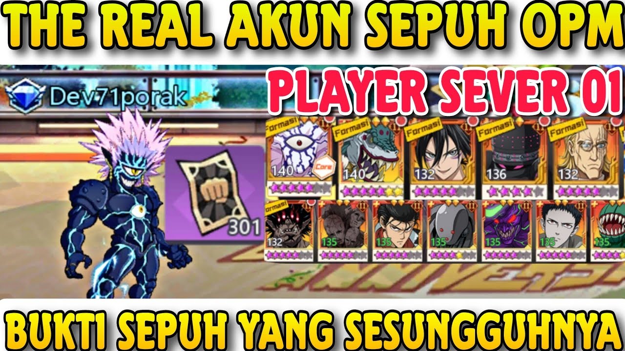 REVIEW AKUN SEPUH PEMAIN SERVER PERTAMA 🔥LIMITED CHAR BANYAK, AKUN ...