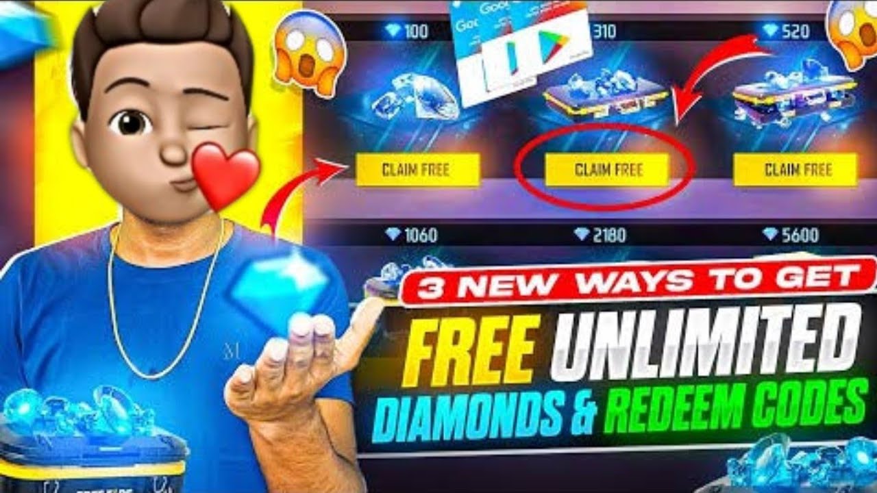 💥 DAILY 1366 DIAMONDS FREE!! 🥵 HOW TO GET FREE DIAMONDS IN FREE FIRE 🔥 ...