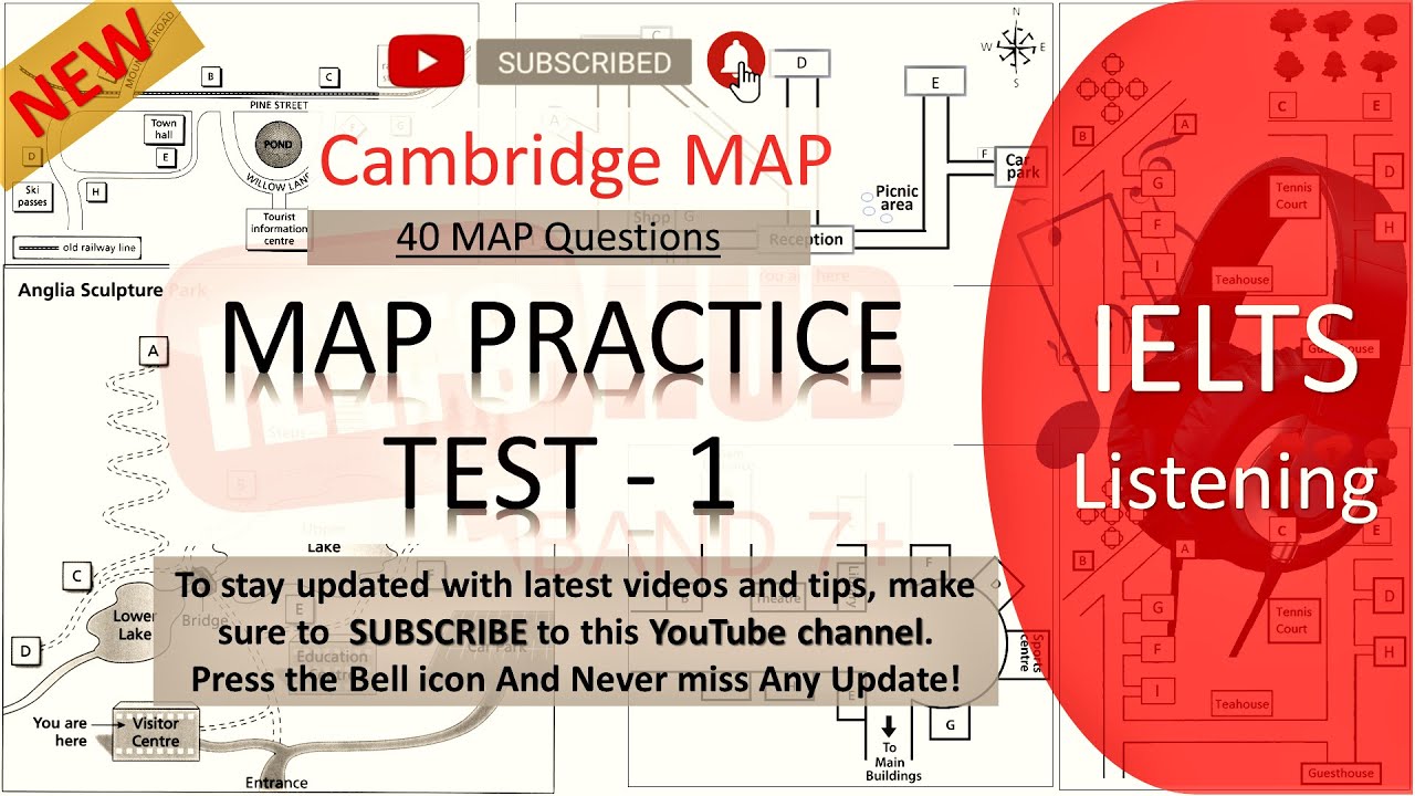 IELTS Listening MAP practice Test 1 [40 MAP] #ieltshub #ieltslistening ...