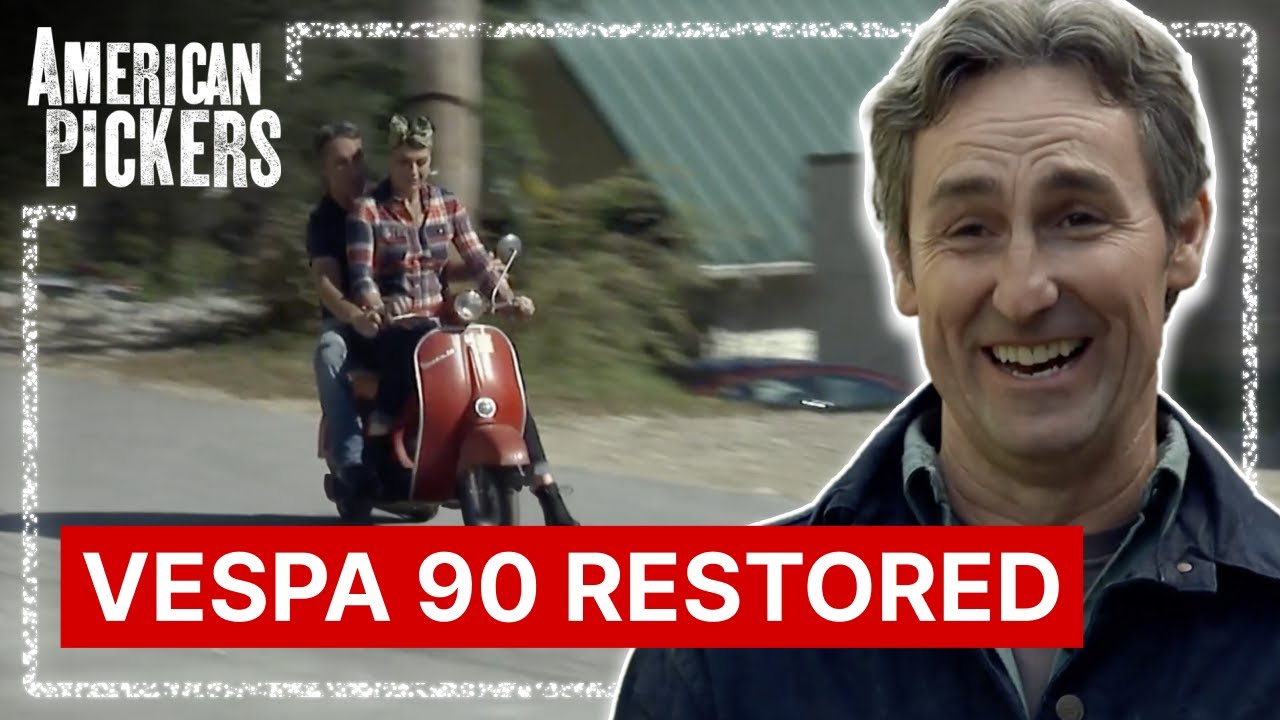 Danielle’s Vespa 90 Surprise Moment | American Pickers - YouTube
