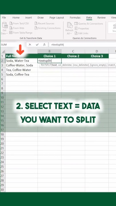 Excel Hack 9 Textsplit With A Twist In Microsoft Excel😲 Excel Exceltips Exceltricks Youtube
