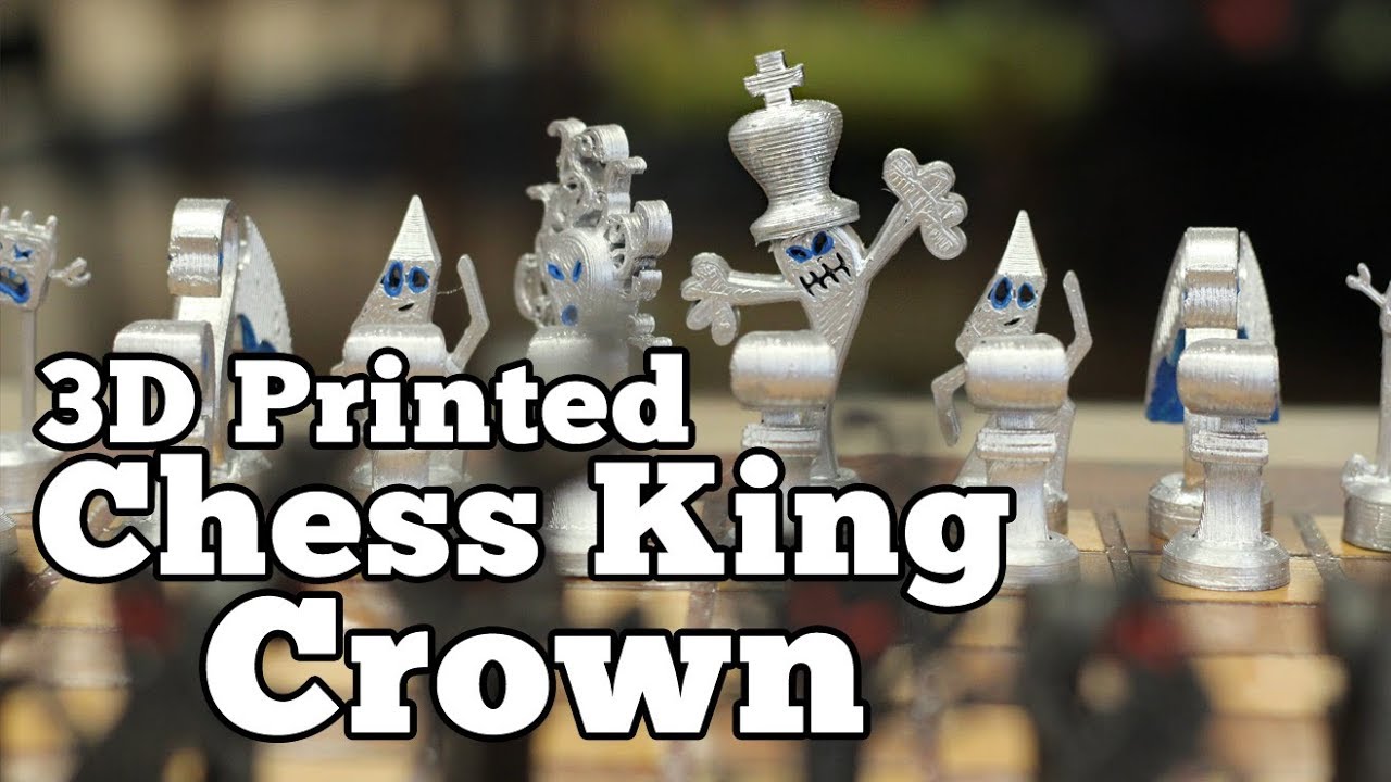 3D Printed Chess King Crown | BMT #98 - YouTube