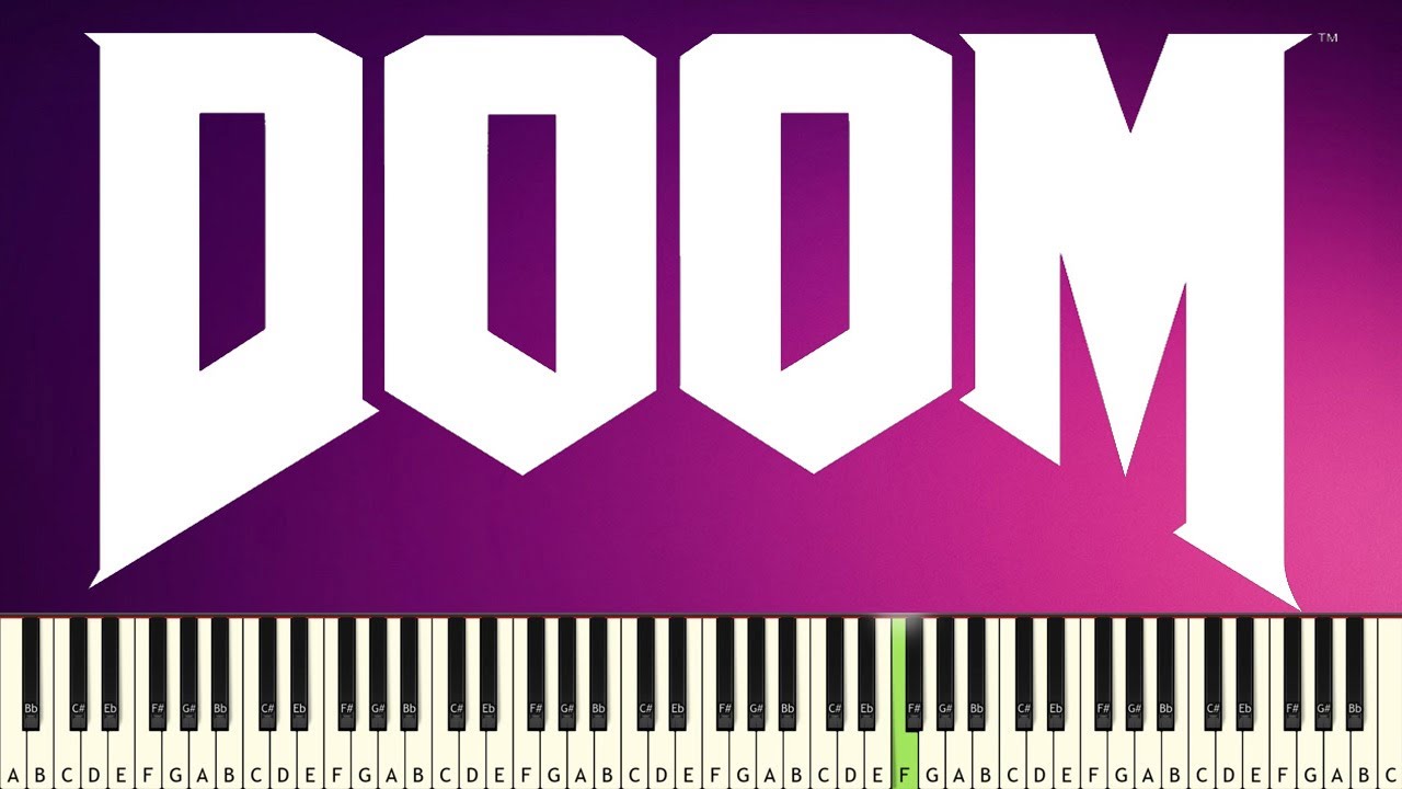DOOM - PIANO TUTORIAL - YouTube