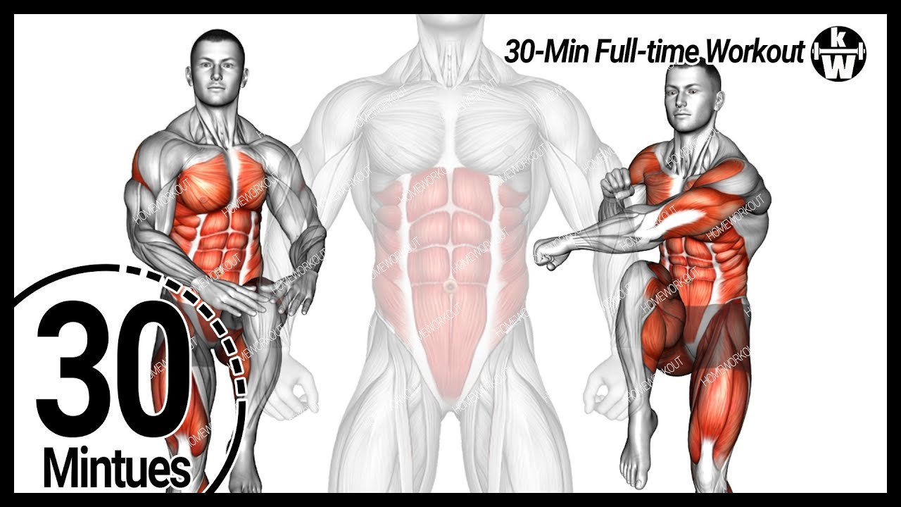 30-Min Standing Abs Workout The Fastest Way to Get Six Pack Abs - YouTube